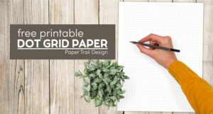 Happy Planner Dot Grid Paper Free Printable - Paper Trail Design