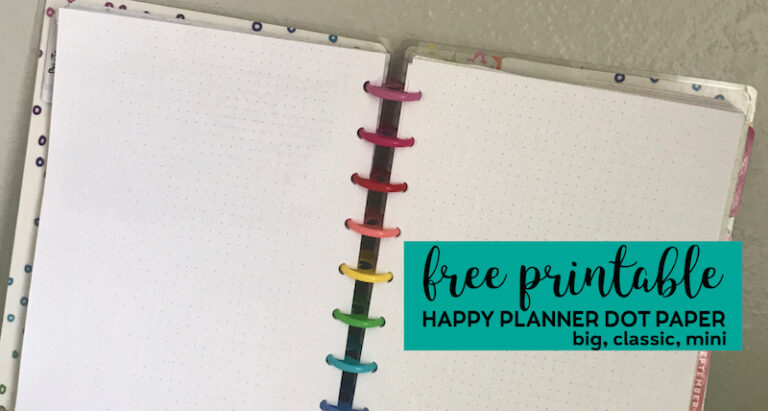 Weekly Planner Free Printable - Paper Trail Design