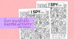 Free Printable I Spy Easter Activity - Paper Trail Design