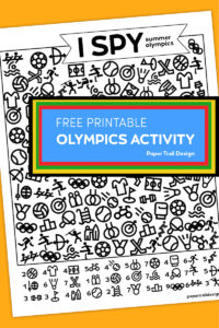 Free Printable I Spy Olympics Activity - Paper Trail Design