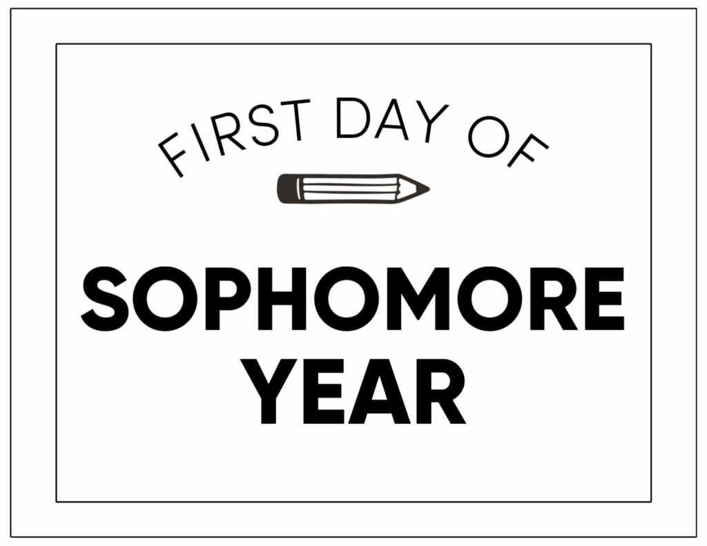 Printable First Day of School Signs - Paper Trail Design
