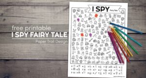 Free Printable Fairy Tale I Spy Activity - Paper Trail Design