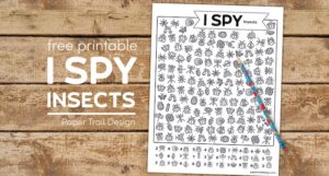 Free Printable I Spy Insects Activity - Paper Trail Design
