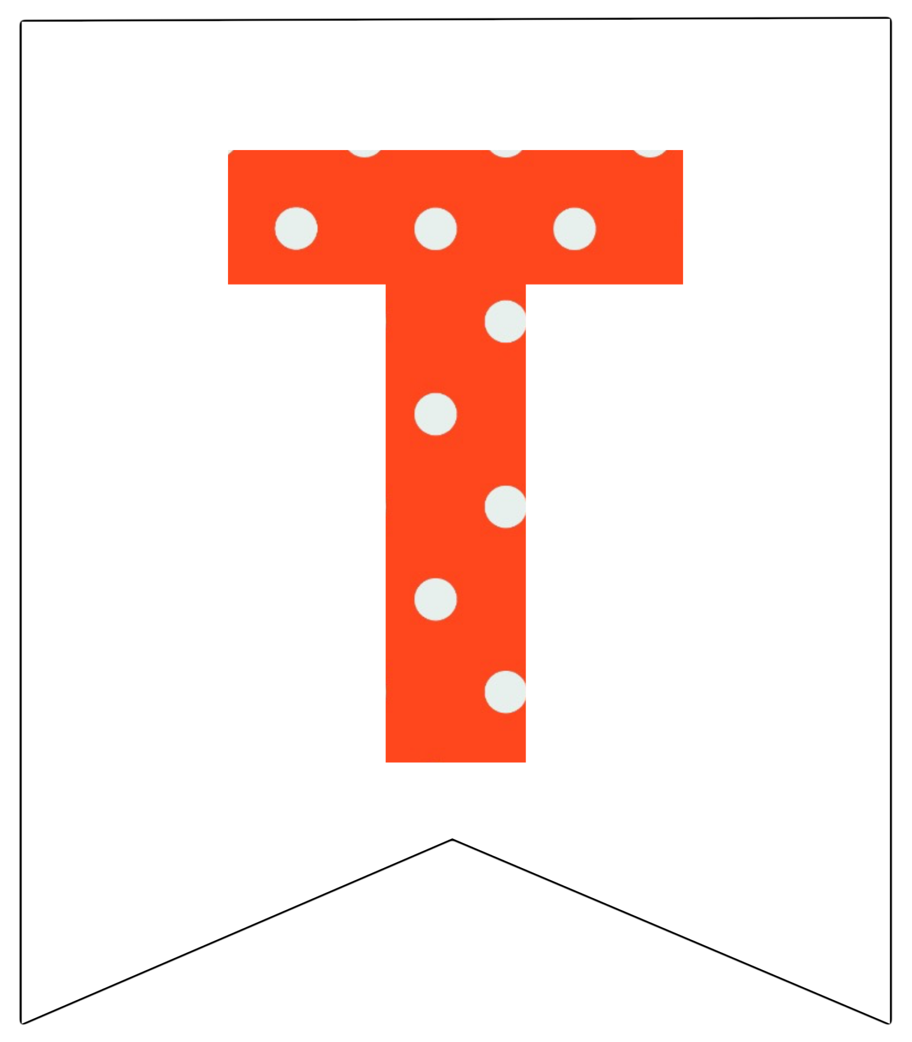 Free Printable Birthday Banner {Polka Dot} - Paper Trail Design