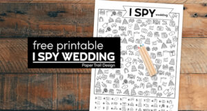 Free Printable I Spy Wedding Game - Paper Trail Design