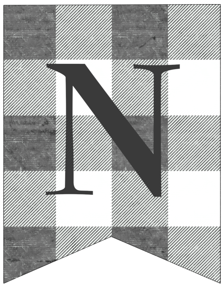 Free Printable Rustic Banner - Paper Trail Design