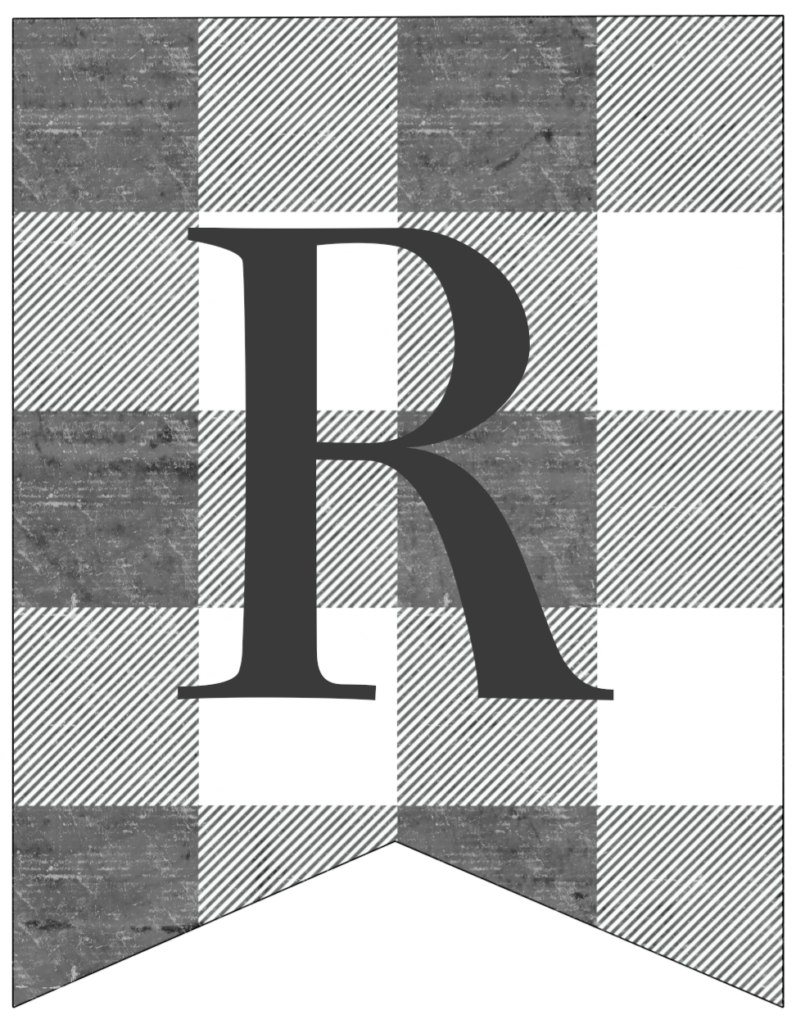 Free Printable Rustic Banner - Paper Trail Design