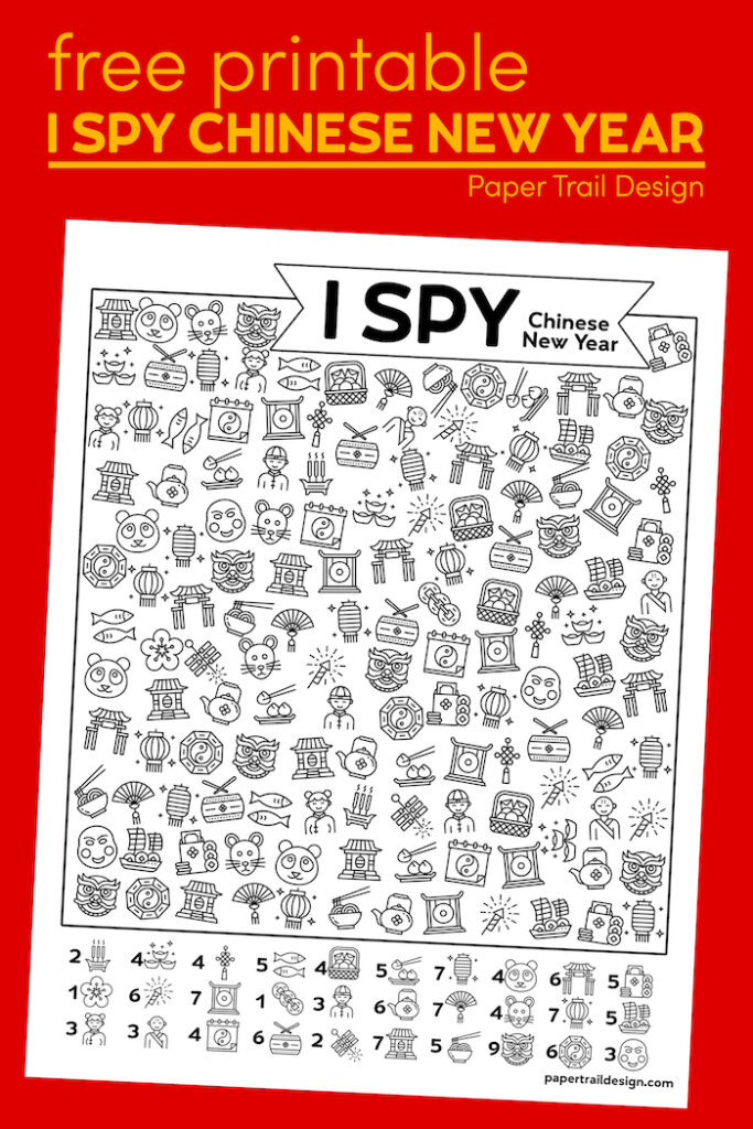 Free Printable I Spy Chinese New Year Activity - Paper Trail Design