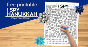 Free Printable I Spy Hanukkah Game - Paper Trail Design
