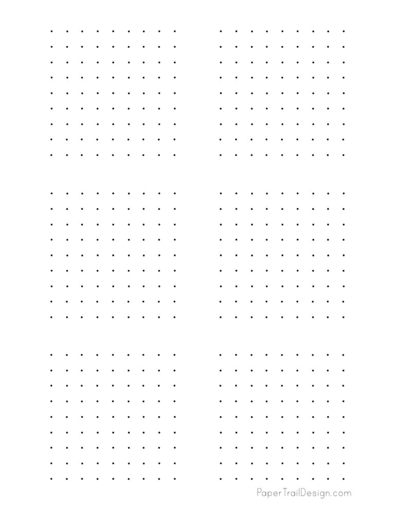Dots and Boxes Game Printable - Paper Trail Design