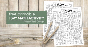 Free Printable I Spy Math Activity - Paper Trail Design