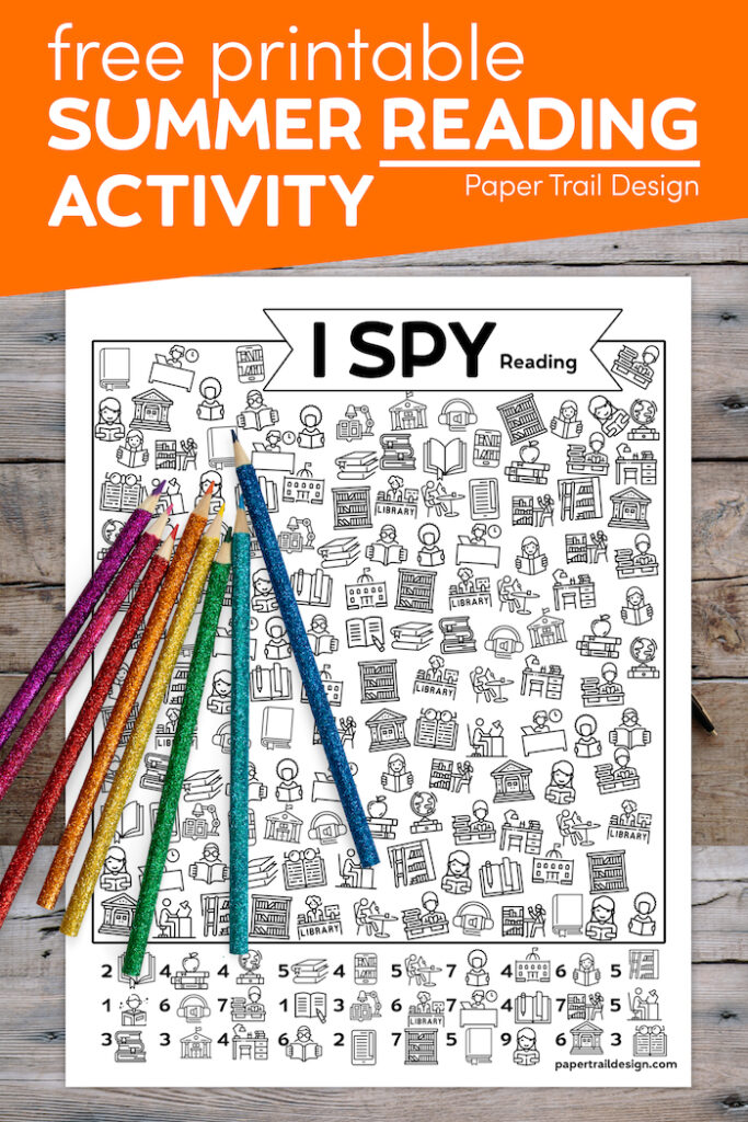 Free Printable Reading I Spy Activity - Paper Trail Design