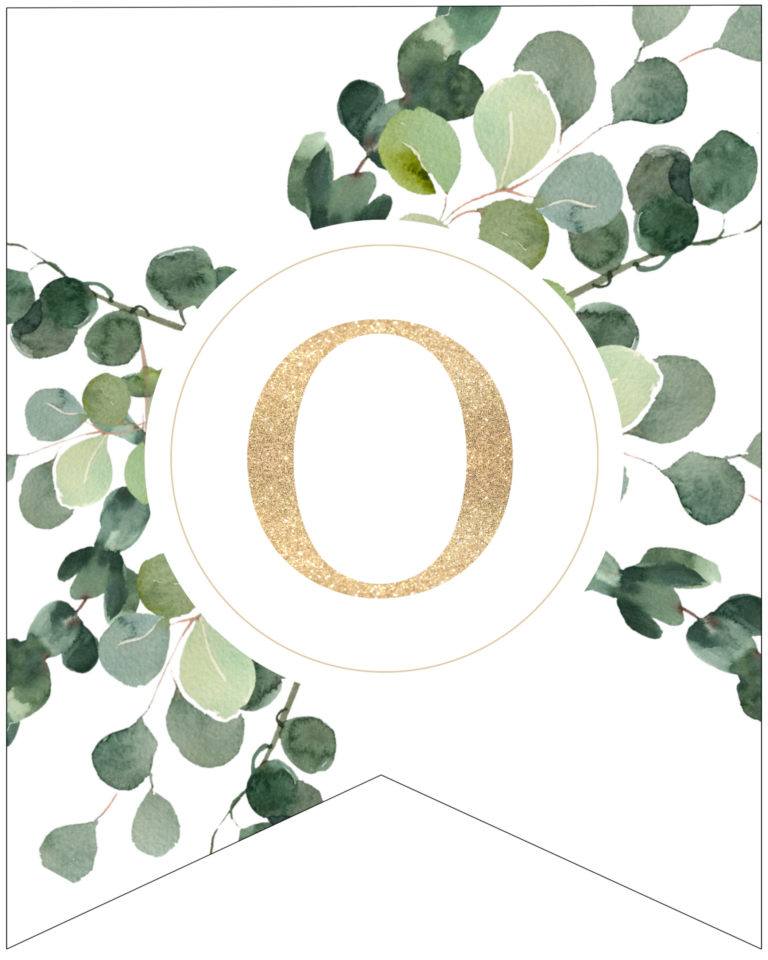 Free Printable Decorative Banner Letters - Paper Trail Design