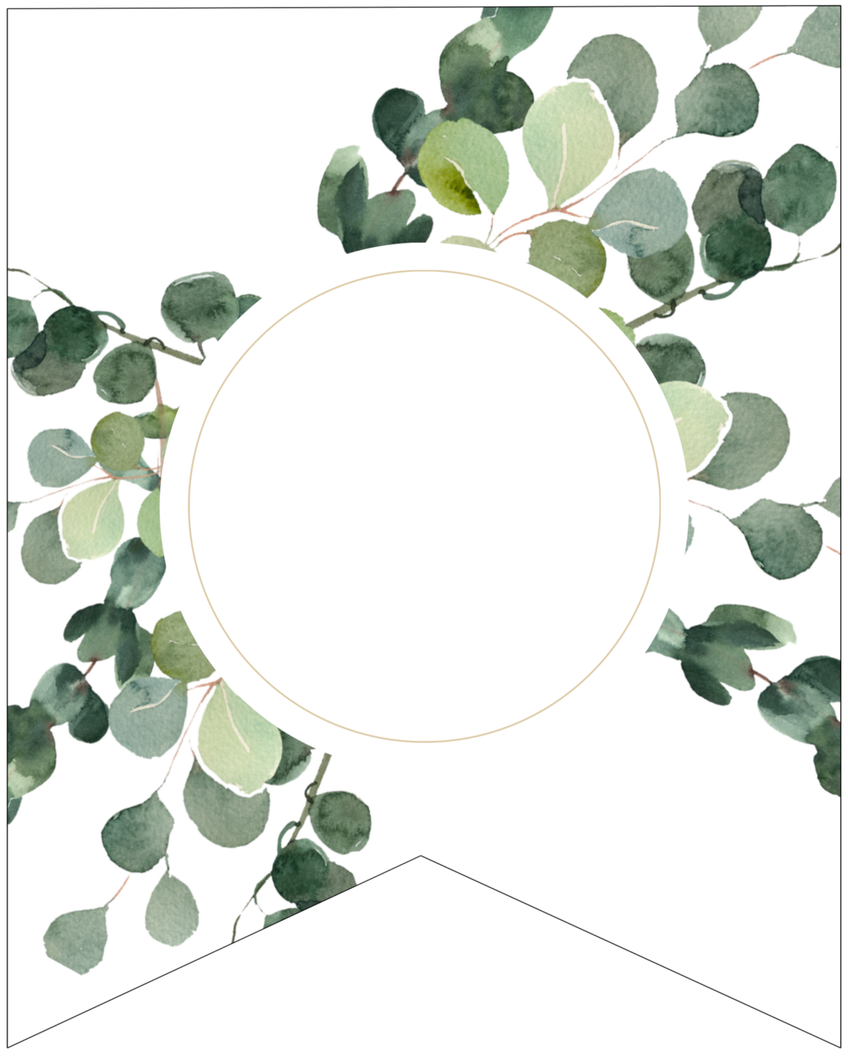 Free Printable Banner Templates {Blank Banners} - Paper Trail Design
