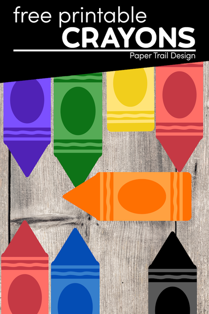 Free Printable Back to School Banner Crayons - Paper Trail Design