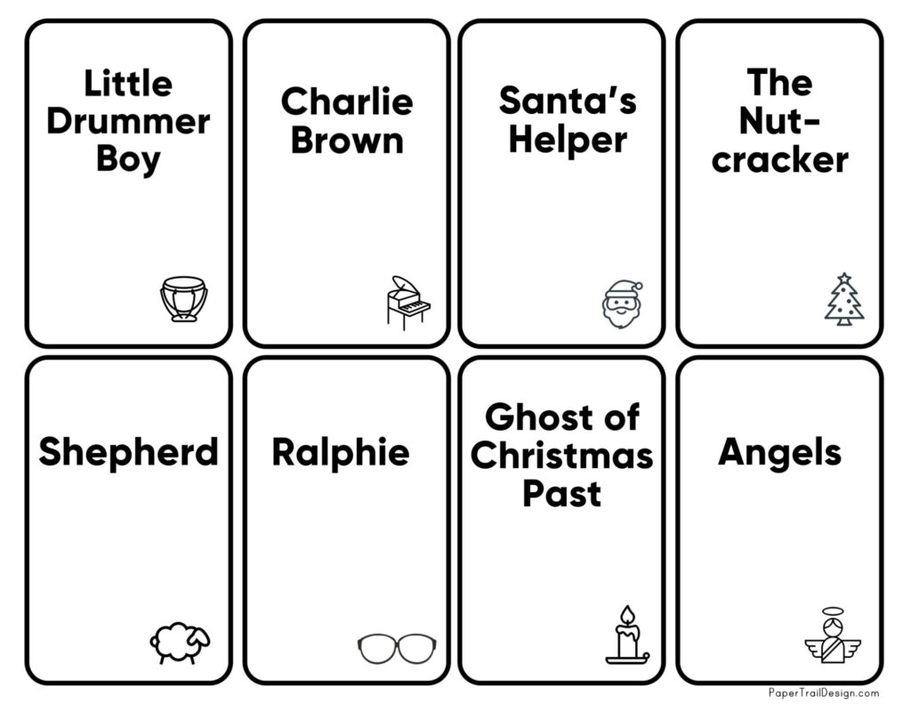 Free Printable Christmas Games - Paper Trail Design