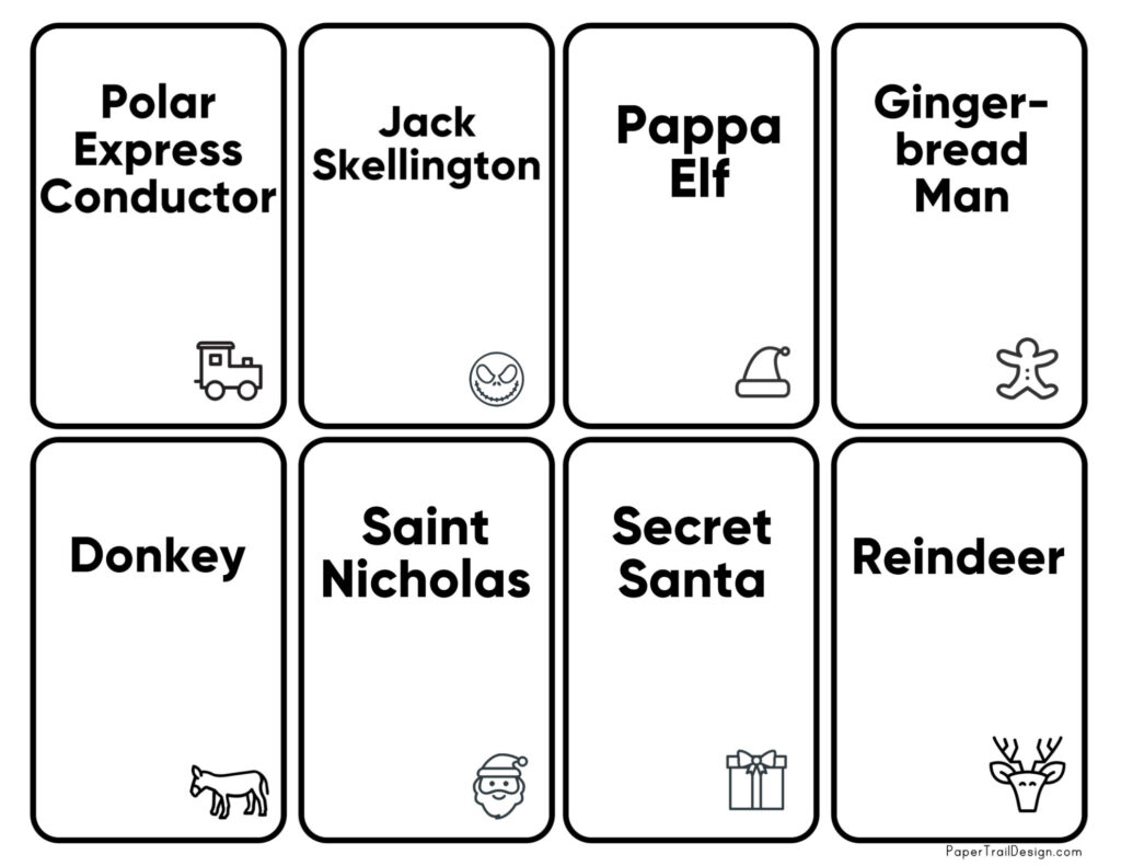 Free Printable Christmas Games - Paper Trail Design