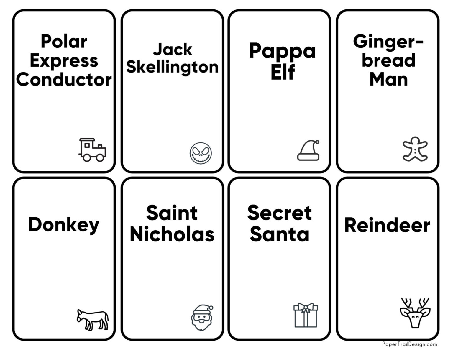 Free Printable Christmas Games Paper Trail Design free-printable-christmas-games-paper-trail-design