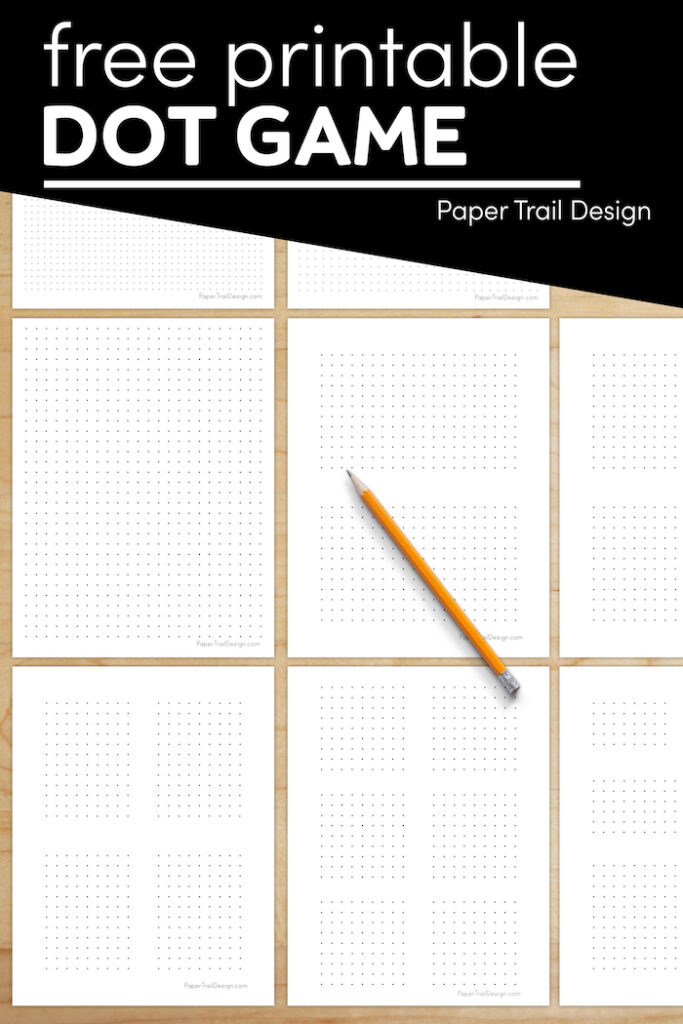 Dots and Boxes Game Printable - Paper Trail Design