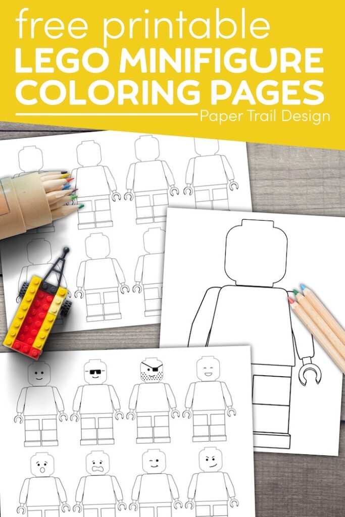Free Printable Lego Coloring Pages - Paper Trail Design