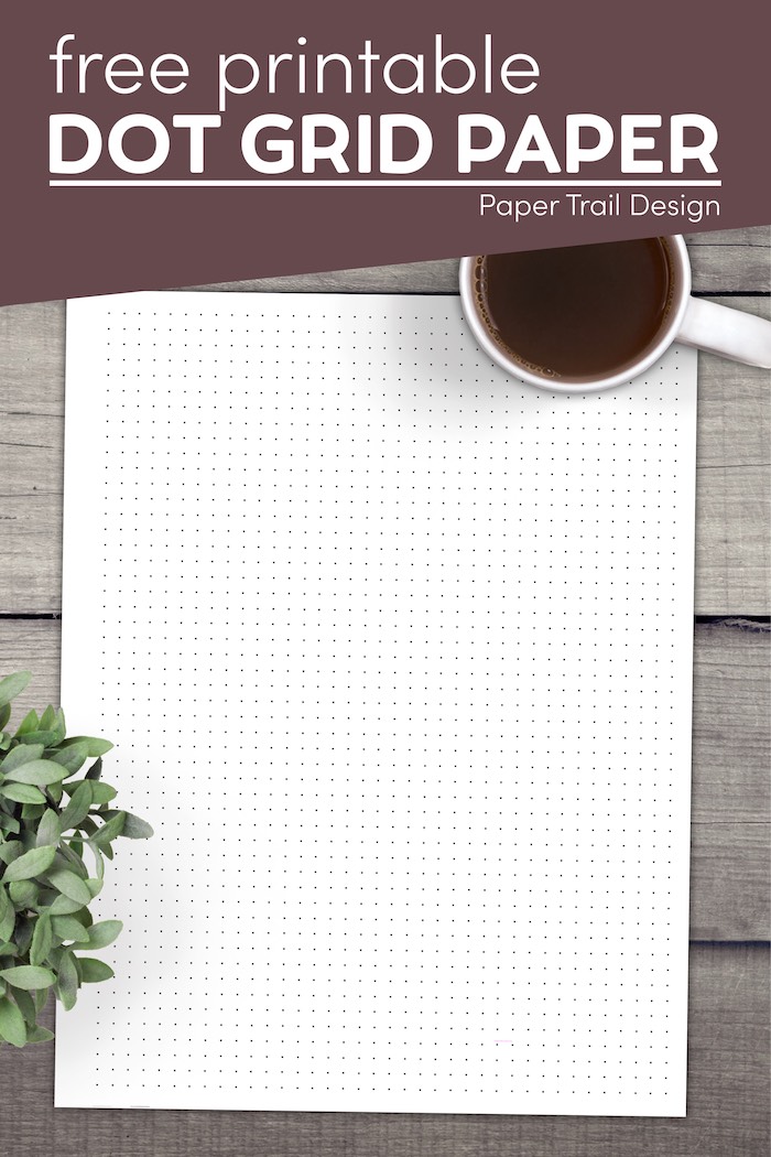 Happy Planner Dot Grid Paper Free Printable - Paper Trail Design
