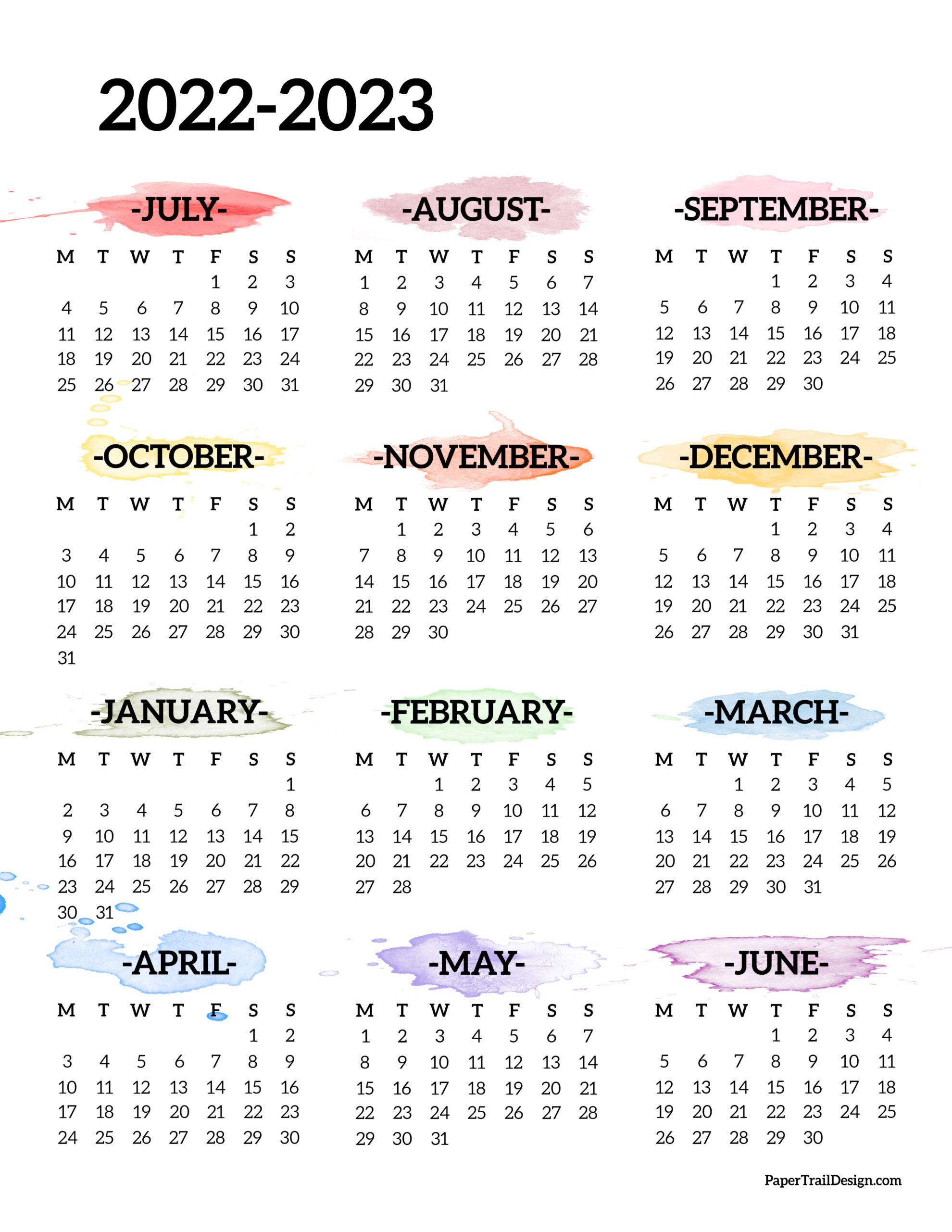 2023 Calendar Pdf One Page 2023 Calendar Pdf One Page