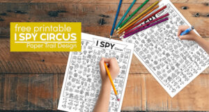 Free Printable I Spy Circus Activity - Paper Trail Design