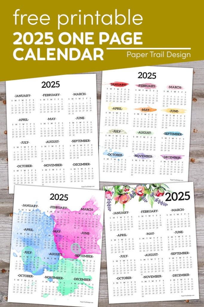 Ultimate 2025 Printable Calendar One Page With Holidays | Calendar Gallery Ultimate 2025 Printable Calendar One Page With Holidays | Calendar Gallery