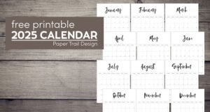 Calendars Archives - Paper Trail Design