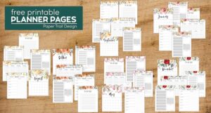 Cute Free Planner Printables - Paper Trail Design