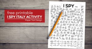 Free Printable I Spy Italy Activity - Paper Trail Design