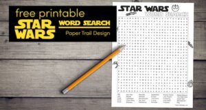 Star Wars Word Search - Paper Trail Design