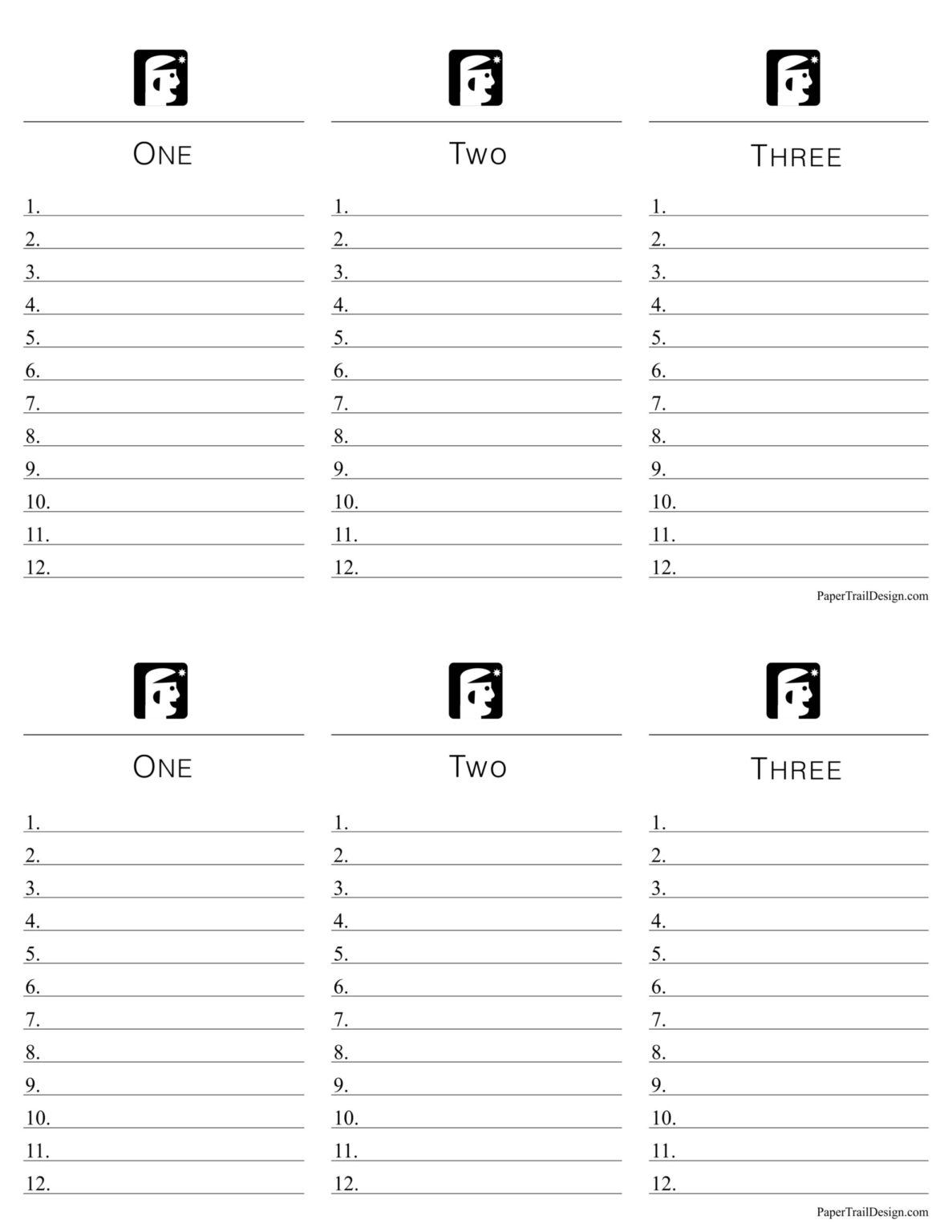 Printable Scattergories Game - Paper Trail Design