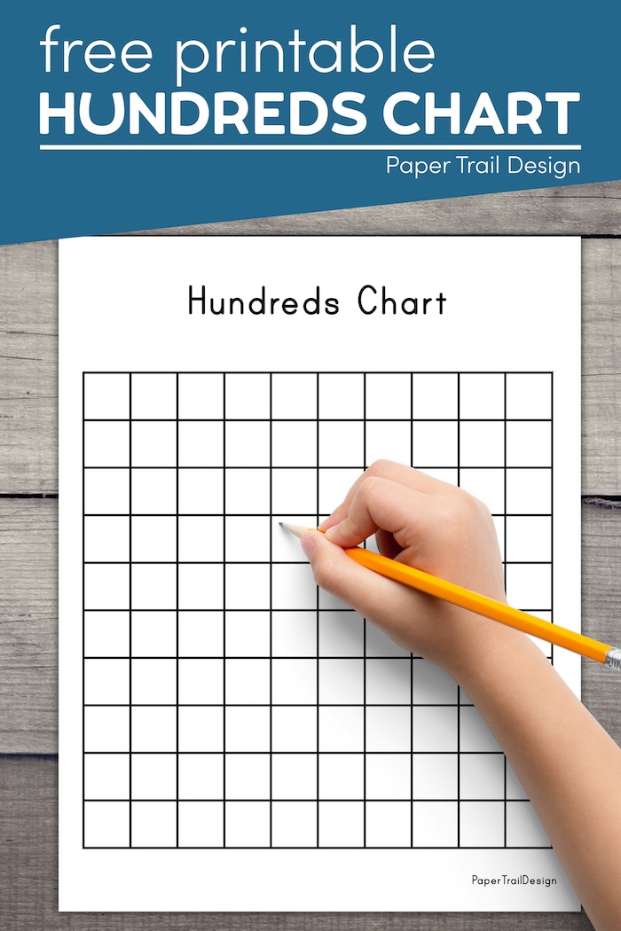 Hundreds Chart Printable - Paper Trail Design